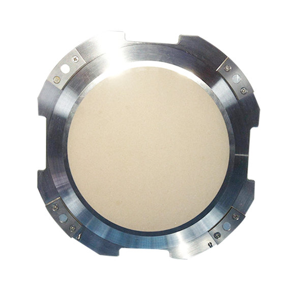 Wafer porous ceramic chuck for semiconductor dicing, grinding, washing