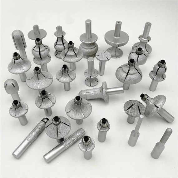 Vacuum Brazed Diamond Grinding Router Bits/Profiling Wheels